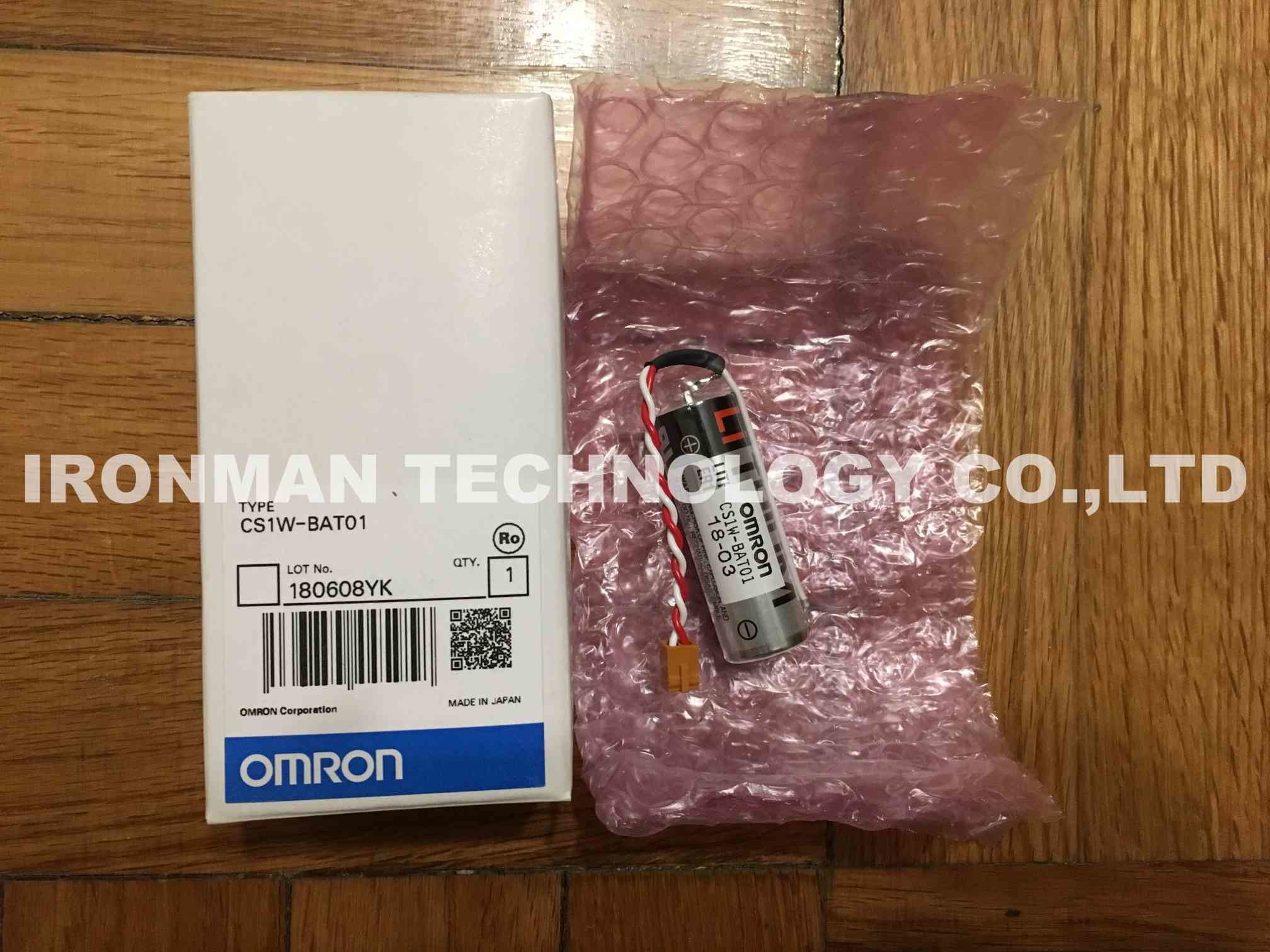 CS1W-BAT01 Omron PLC แบตเตอรี่ 3.6V 2700mAh PLC แบตเตอรี่ Li-ion